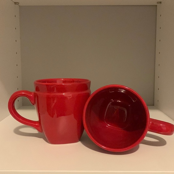 Kitchen | Red Coffee Mugs Set Of 2 | Poshmark